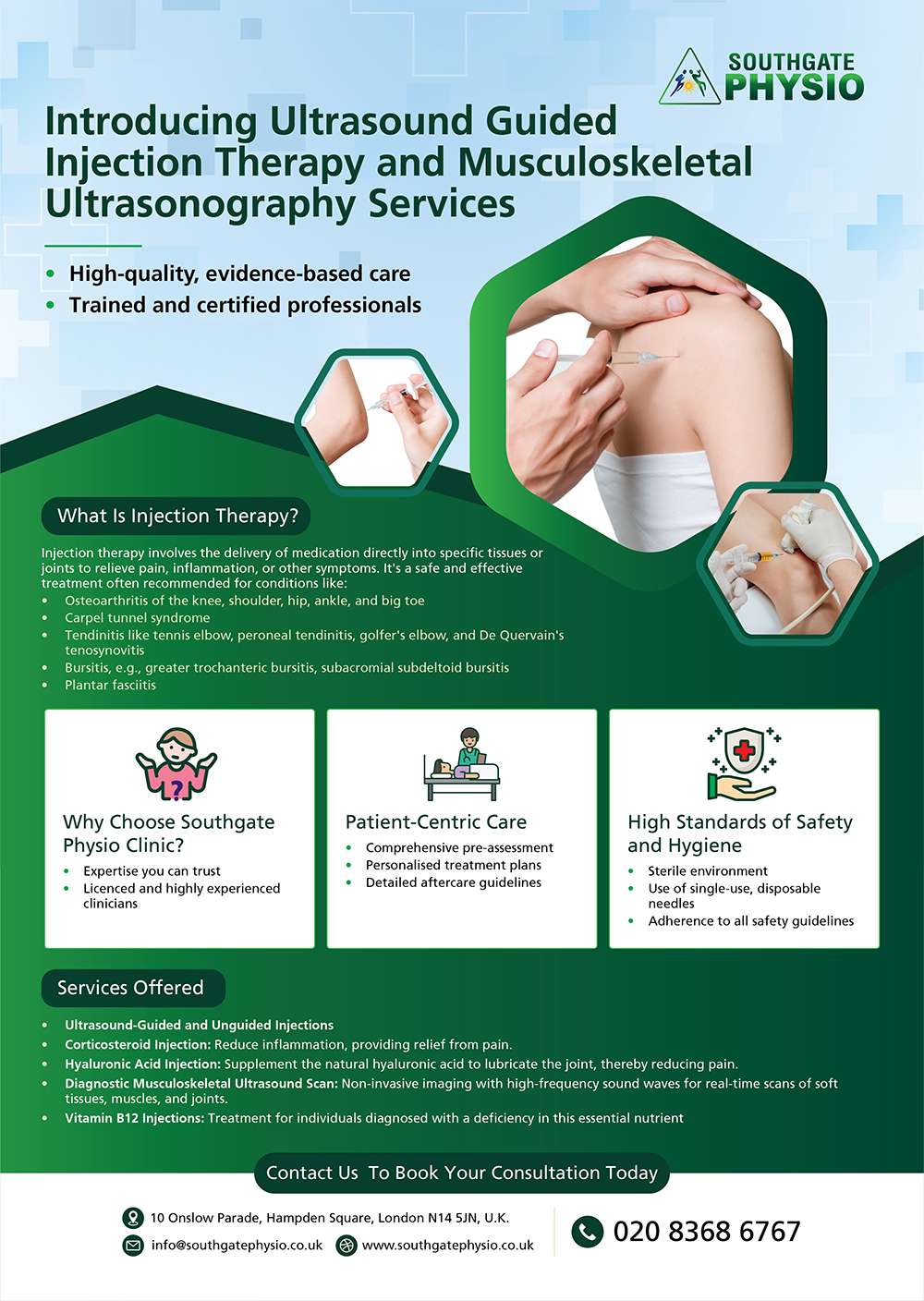 Introducing Injection Therapy and Musculoskeletal Ultrasonography Services